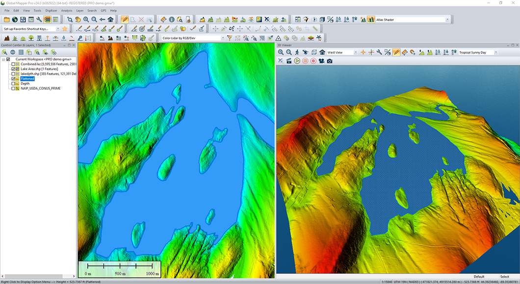 Global Mapper Standard: Software de procesamiento de datos geoespaciales - ACRE - España