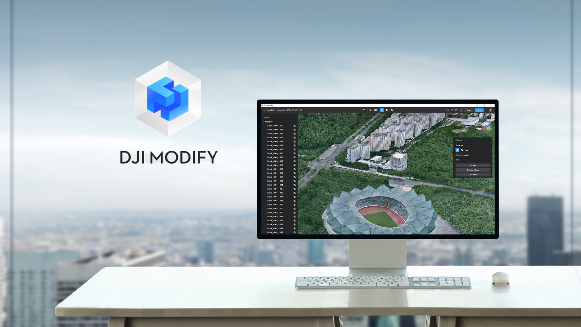 DJI Modify Software inteligente para editar modelos 3D - ACRE - España